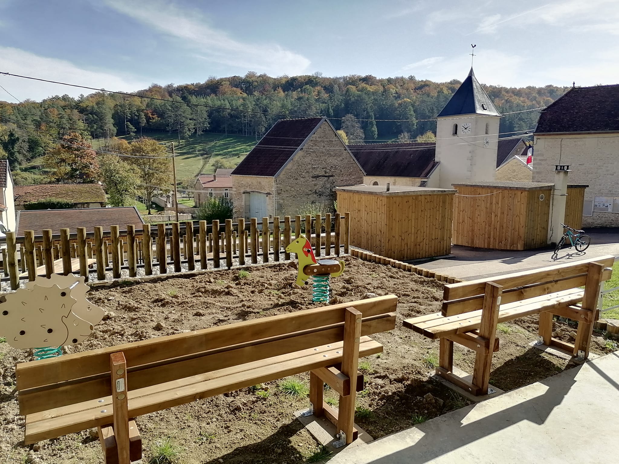 Création d'une aire de loisirs - Mairie de Vivey